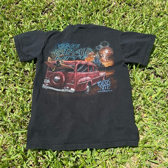 Disney | Shirts | Vintage Y2k 205 Disney Mickey Mouse Grad Nite Crew Neck Tee Shirt Black S ...